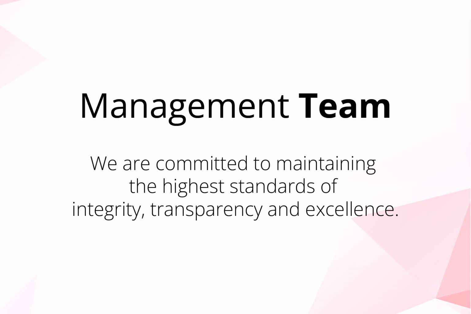 Management Team - Foremost Capital